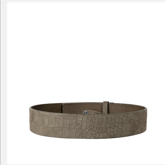 All Saints | Accessories | All Saints Mimosa Croc Belt | Poshmark